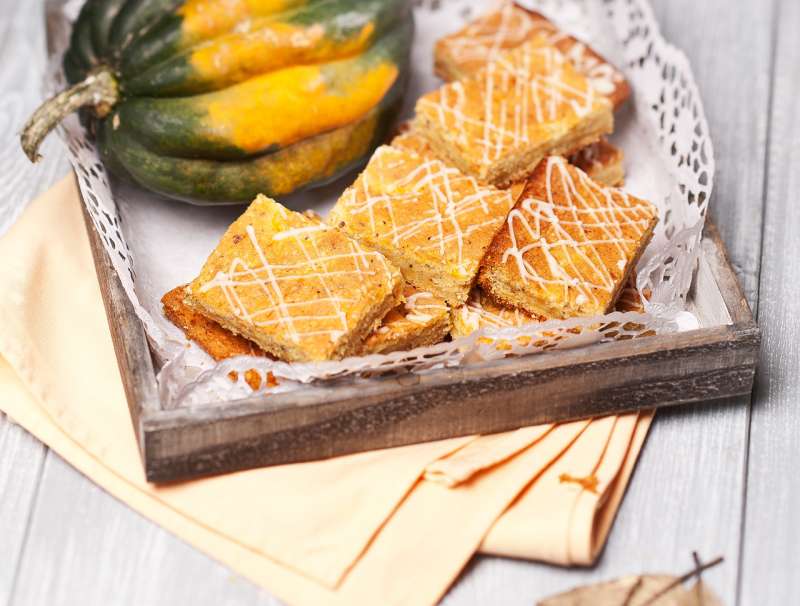 Kürbis-Blechkuchen » herzhafte Gerichte & Speisen